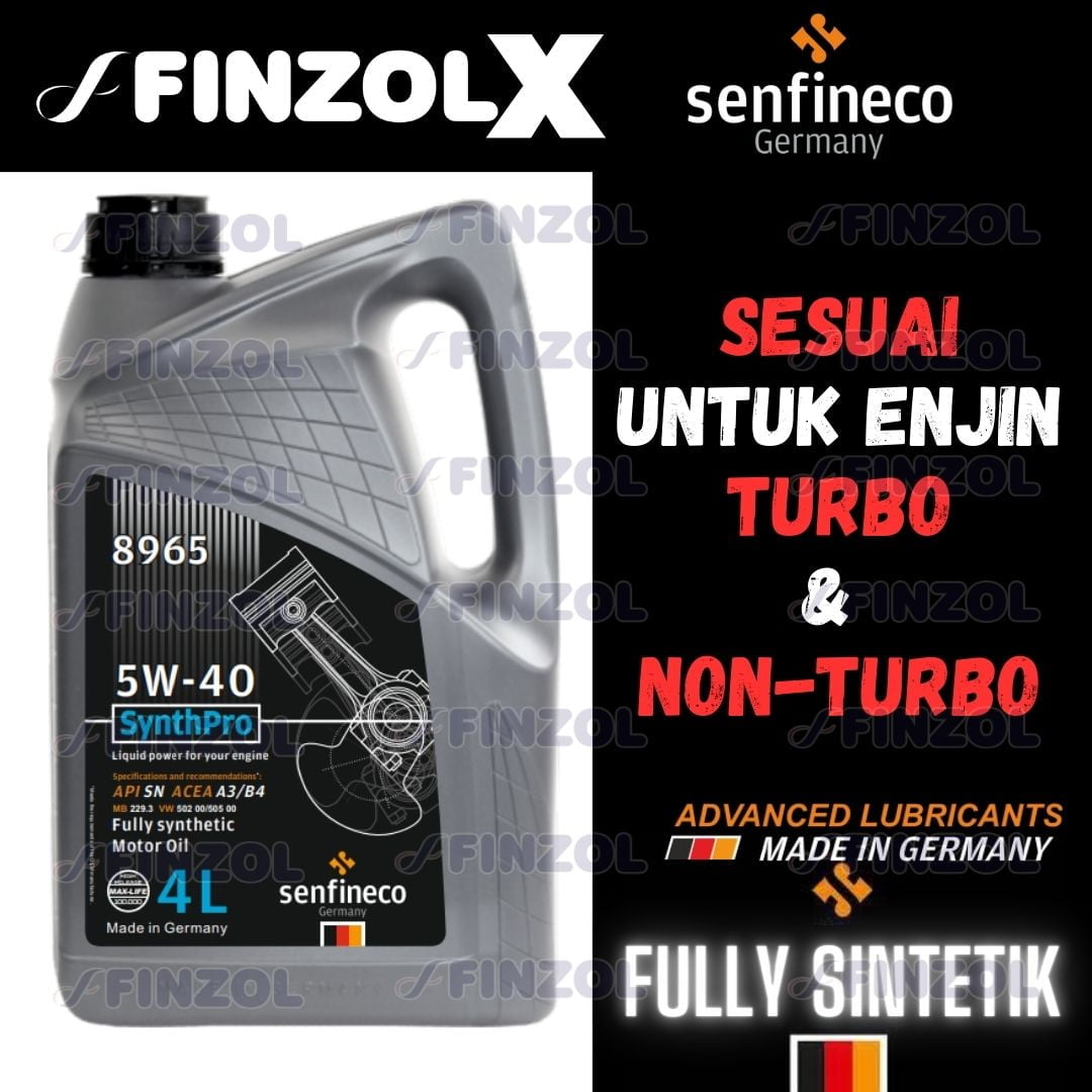 Senfineco Fully Synthetic SynthPro 8965 5w-40 Finzol – Finzol Souq V2